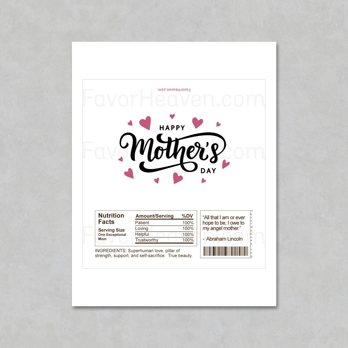 DIGITAL DOWNLOAD Instant Download Printable Happy Mother's Day ...
