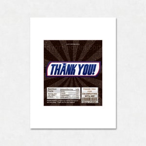 Instant Download Printable GRADUATE Candy Bar Wrapper Party Gift Favor ...