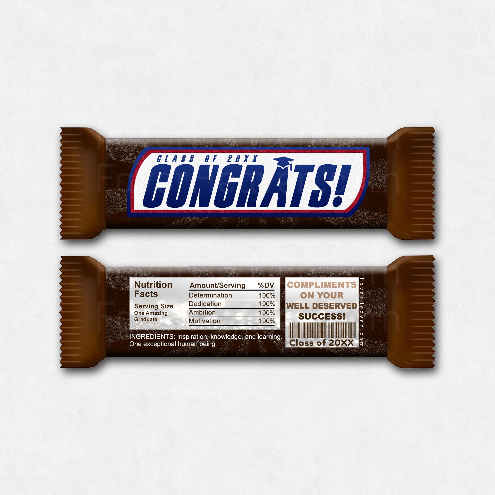 Instant Download Printable GRADUATE Candy Bar Wrapper Party Gift Favor ...