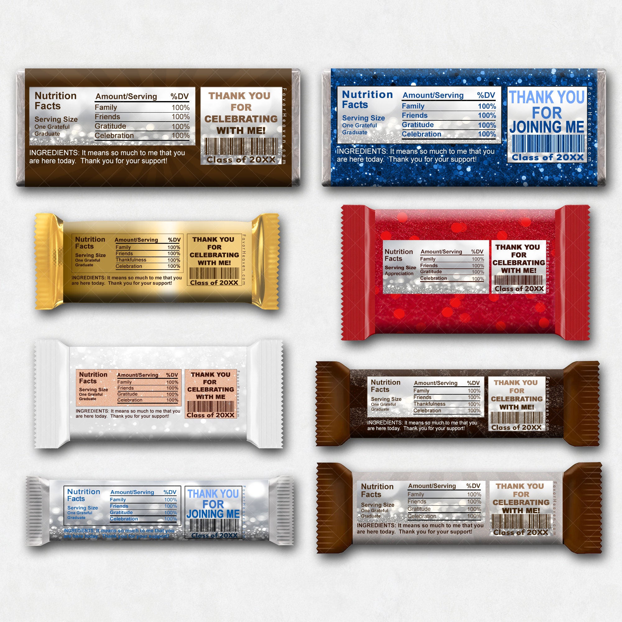 Instant Download Printable GRADUATE Chocolate Candy Bar Wrapper Party ...