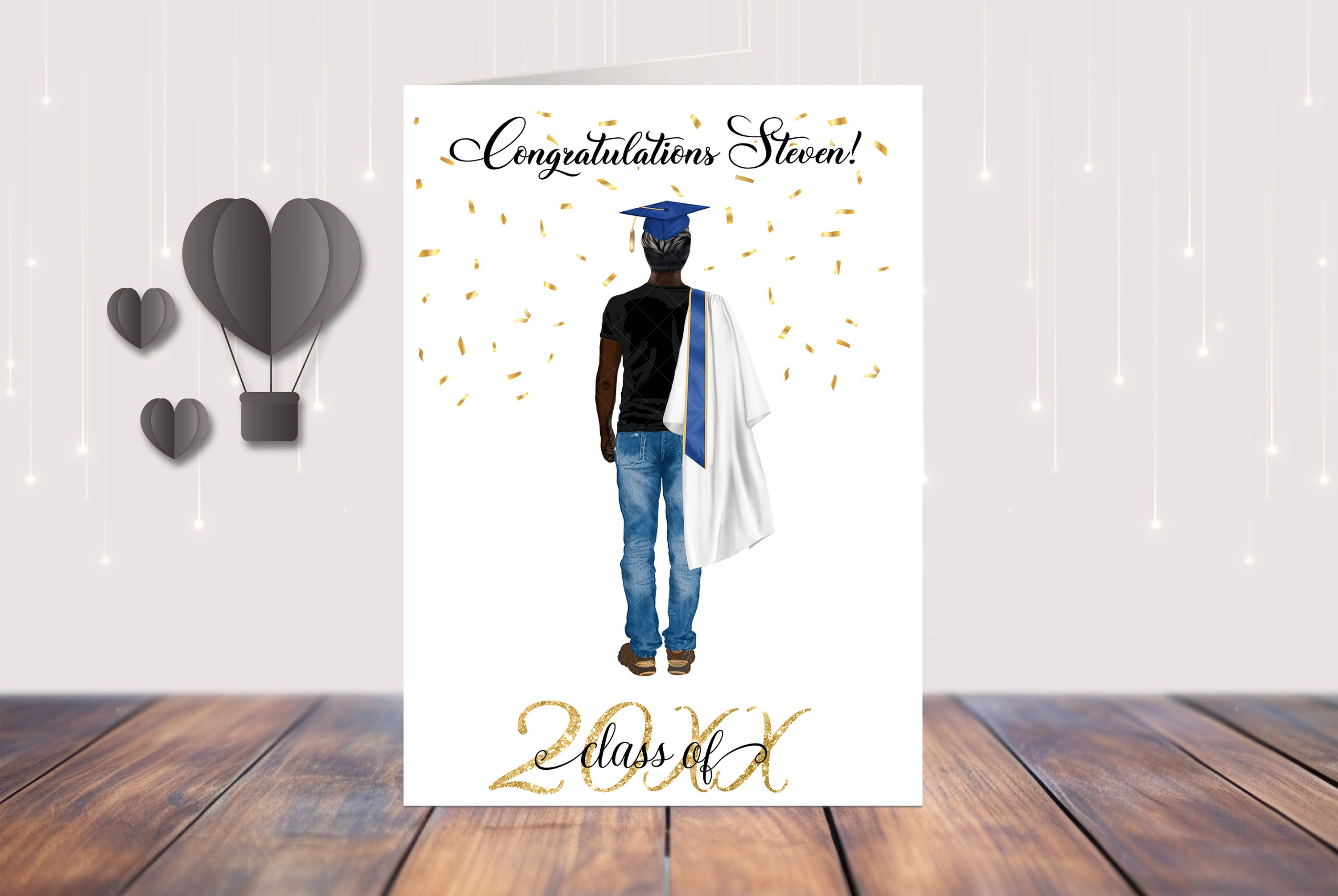 DIGITAL Graduation 2024 Custom Portrait Card Personalized Graduation ...