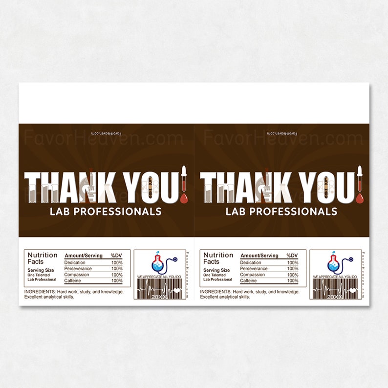 LAB PROFESSIONAL Lab Tech Lab Technician THANK You Instant - Etsy