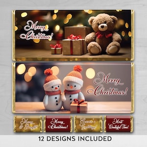 12 Digital Download Printable Christmas Gingerbread Man Ornaments ...