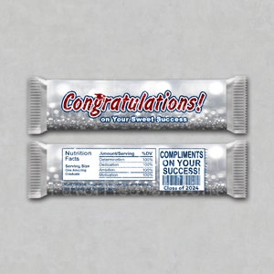 Instant Download Printable GRADUATE Chocolate Candy Bar Wrapper Party ...