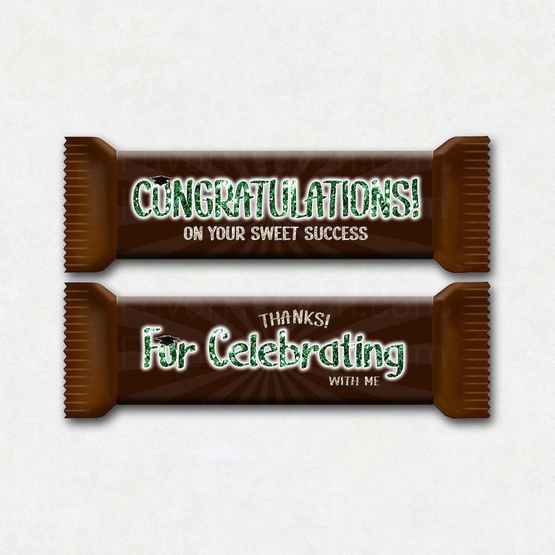 Instant Download Printable GRADUATE Chocolate Candy Bar Wrapper Party ...