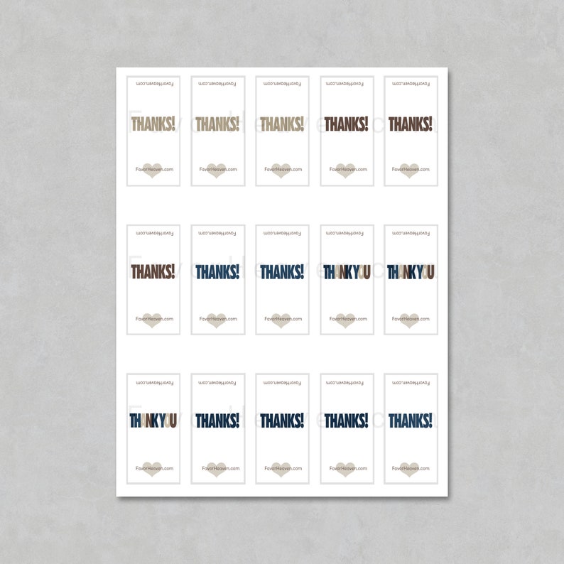 APPRECIATION THANK You Instant Download Printable Chocolate Candy Bar ...