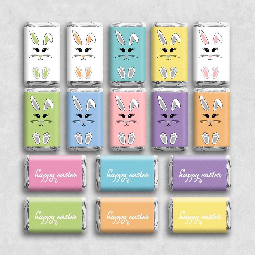 Instant Download Printable HAPPY EASTER Bunny Resurrection Sunday ...