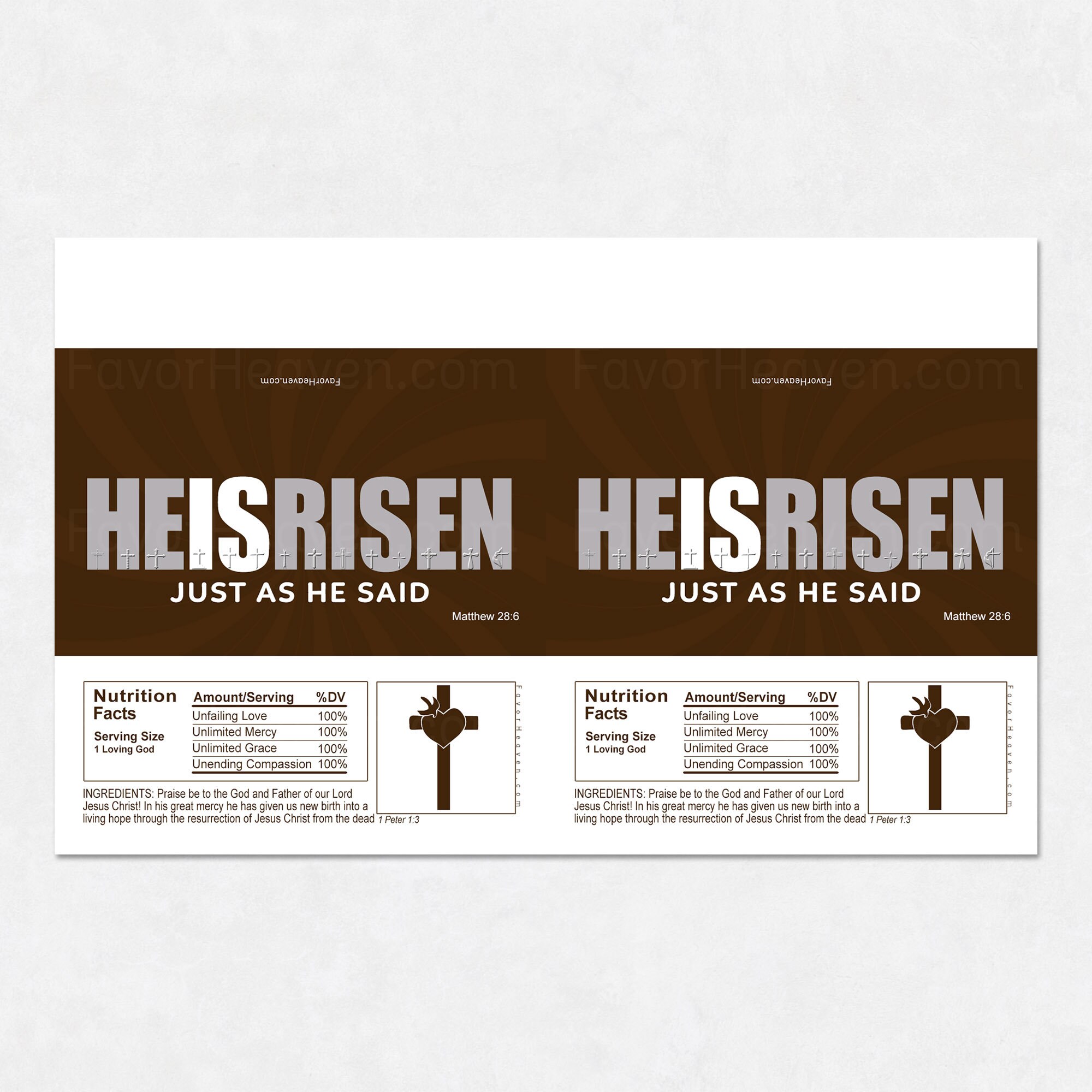 Instant Download Printable Easter Chocolate Candy Bar Wrappers ...