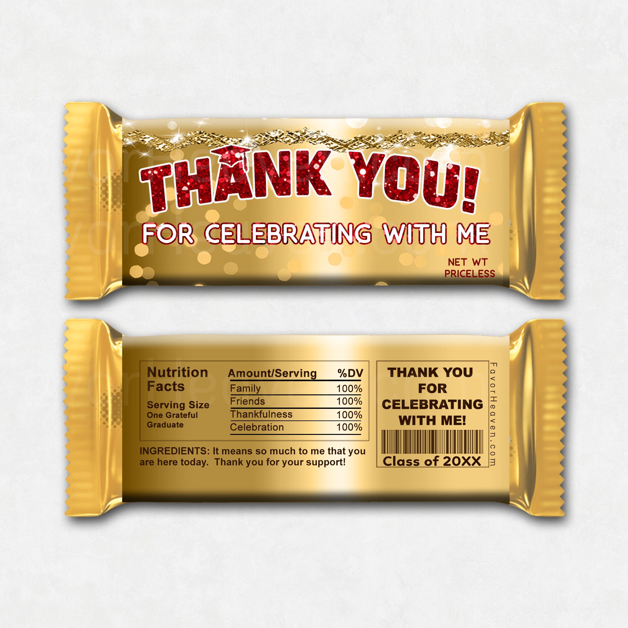 Instant Download Printable GRADUATE Chocolate Candy Bar Wrapper Party ...