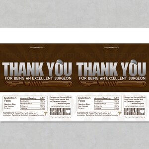 Surgeon Surgical Care Surgery Care THANK You Instant Download Printable ...