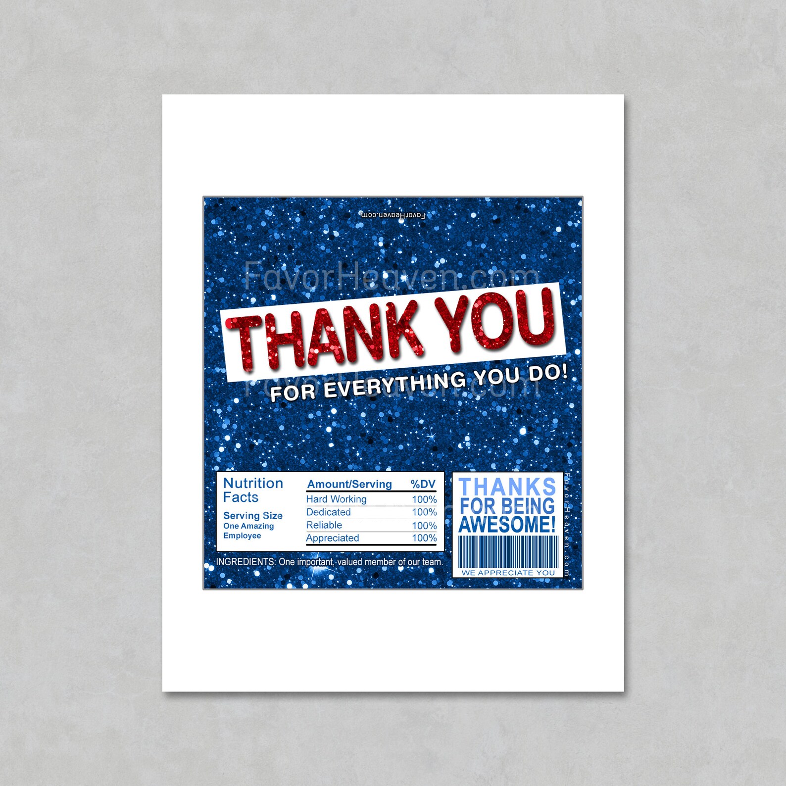 EMPLOYEE APPRECIATION Thank You for All That You Do Instant Download ...