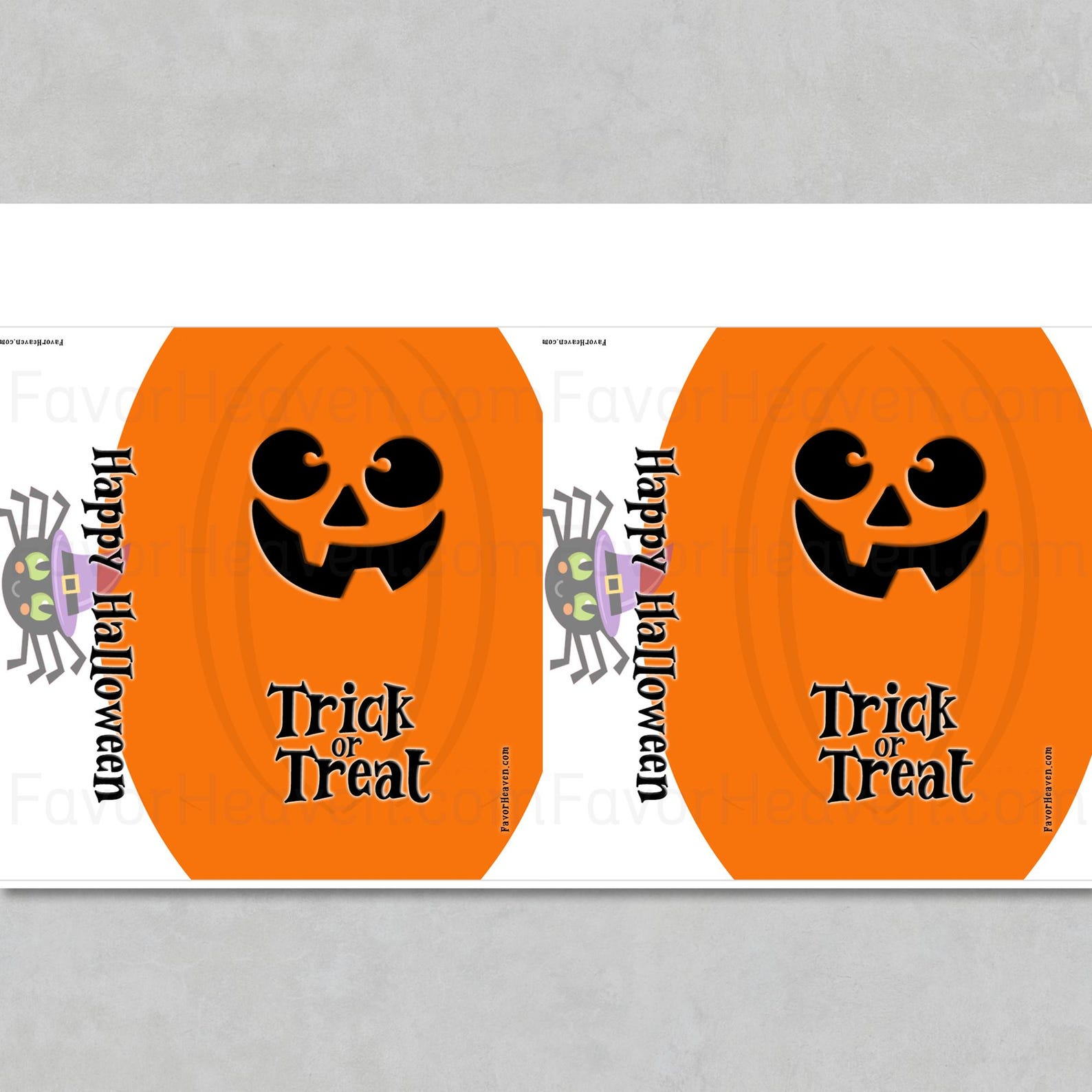 4 Digital Download Printable Halloween Chocolate Candy Bar Wrappers ...