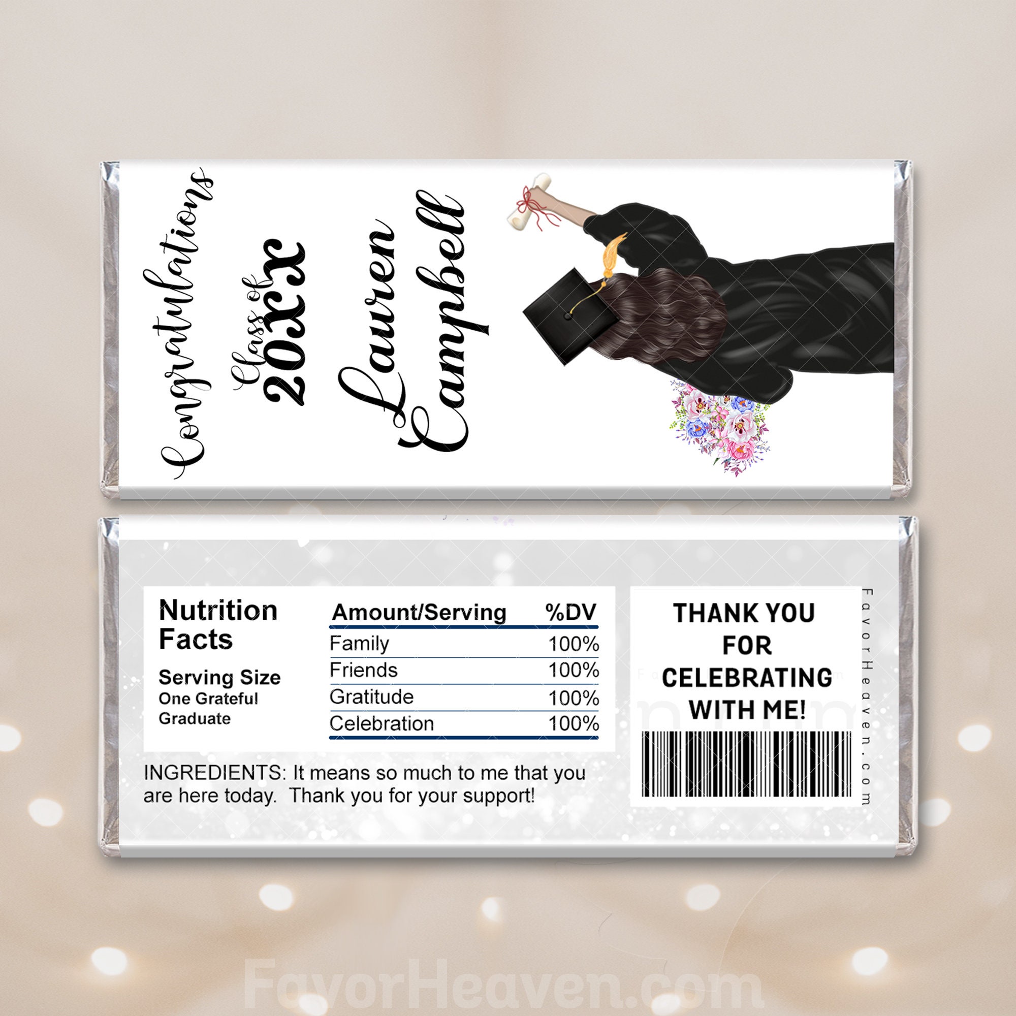 Graduation 2024 Custom Portrait Card Personalized Graduation Card ...