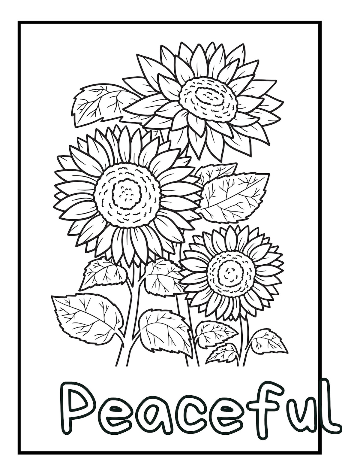 Printable Colouring Pages. Instant Download. Adult/kids Mindful ...