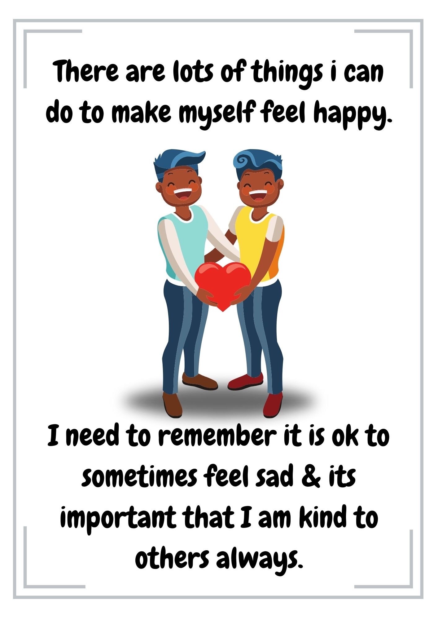 A Social Story for Autism, Feeling Sad, Emotions Social Story ...