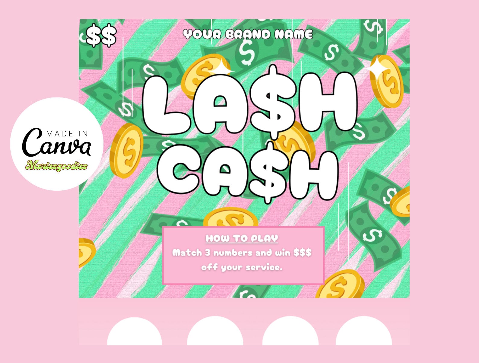 DIY Scratch off Flyer , Lash Artist , Hair Stylist , Nail Tech Business ...