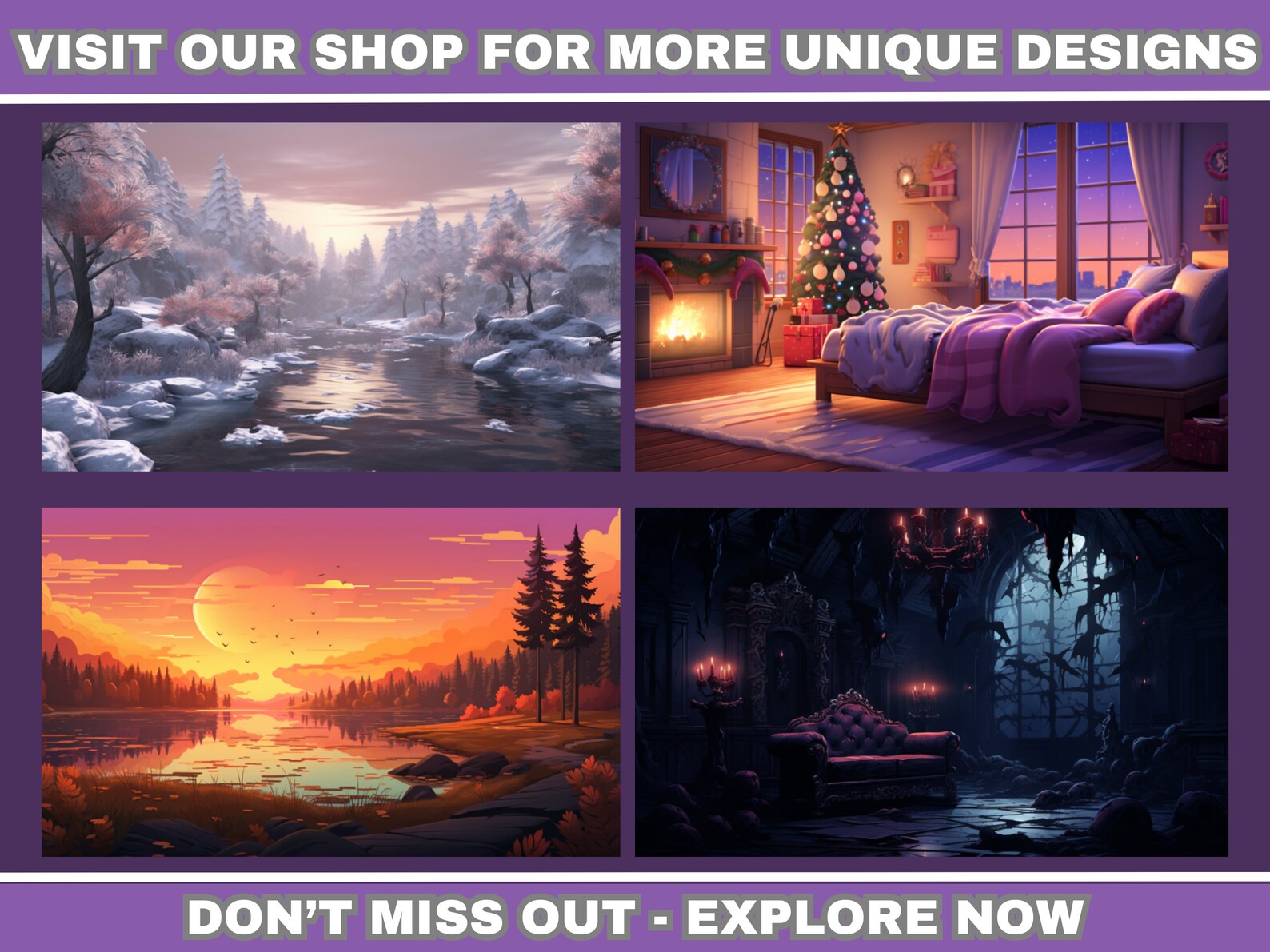 Vtuber Animated Background for Streaming Arcade Colorful Game Room ...
