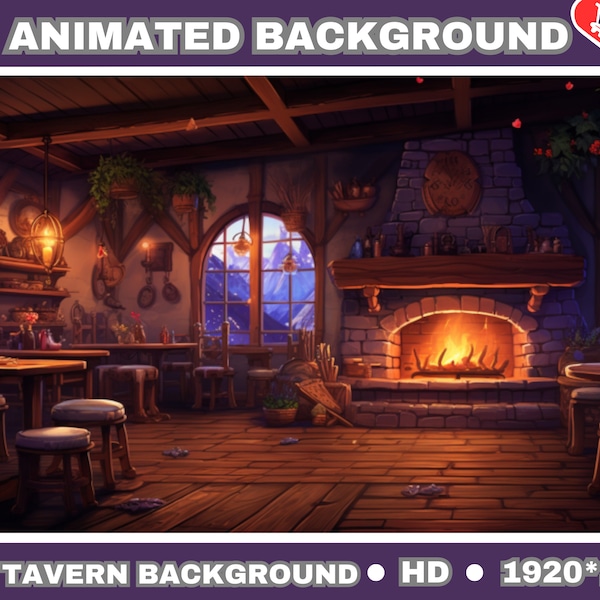 Twitch Tavern Background - Etsy