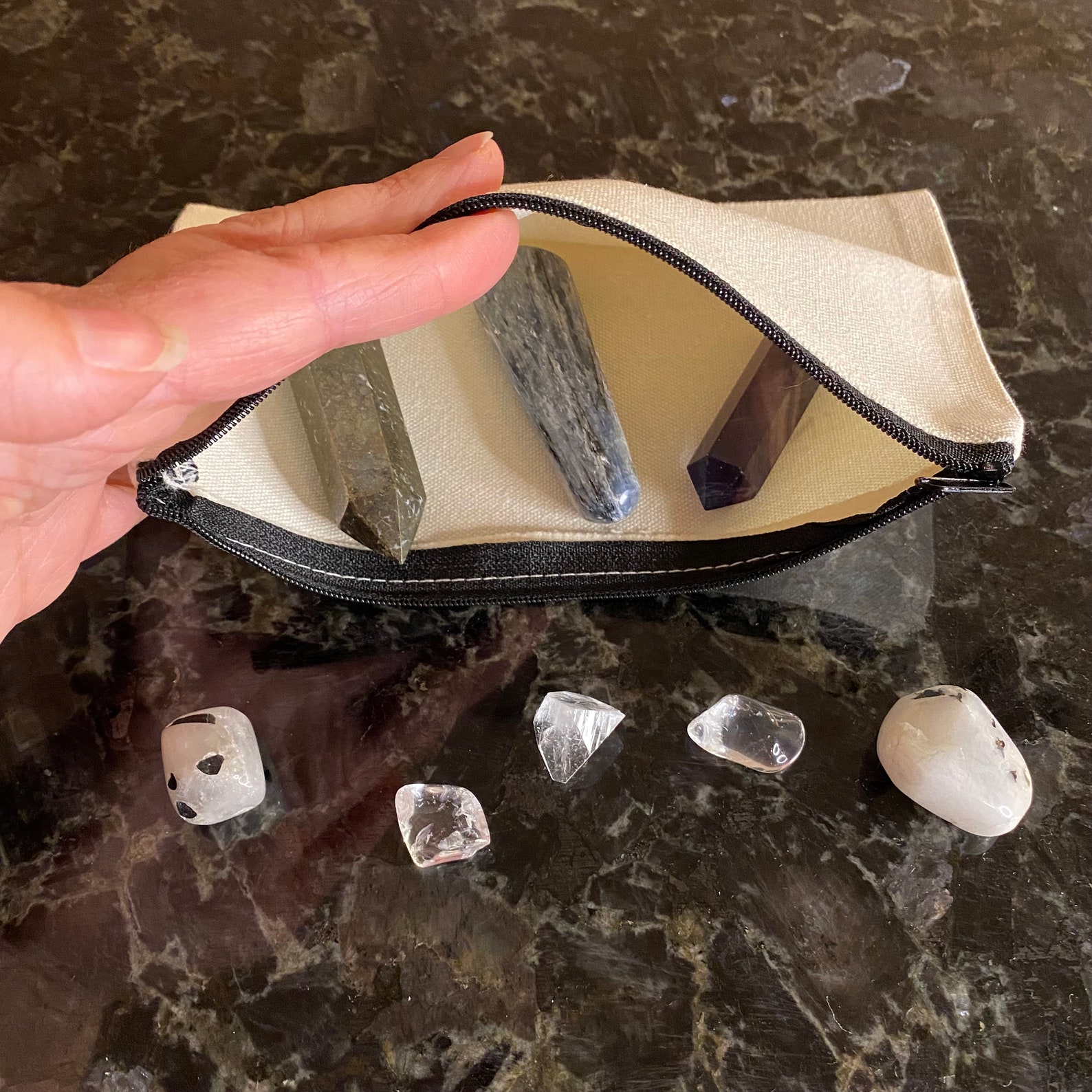 Crystal Lovers Gift Funny Crystal Bag Crystal Pouch Crystal - Etsy