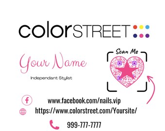Custom Qr Code Sticker Colorstreet Stickers With Qr Code Colorstreet ...