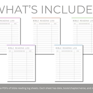 Bible Reading Log, Bible Notes, Bible Reading List, Bible Reading Table ...