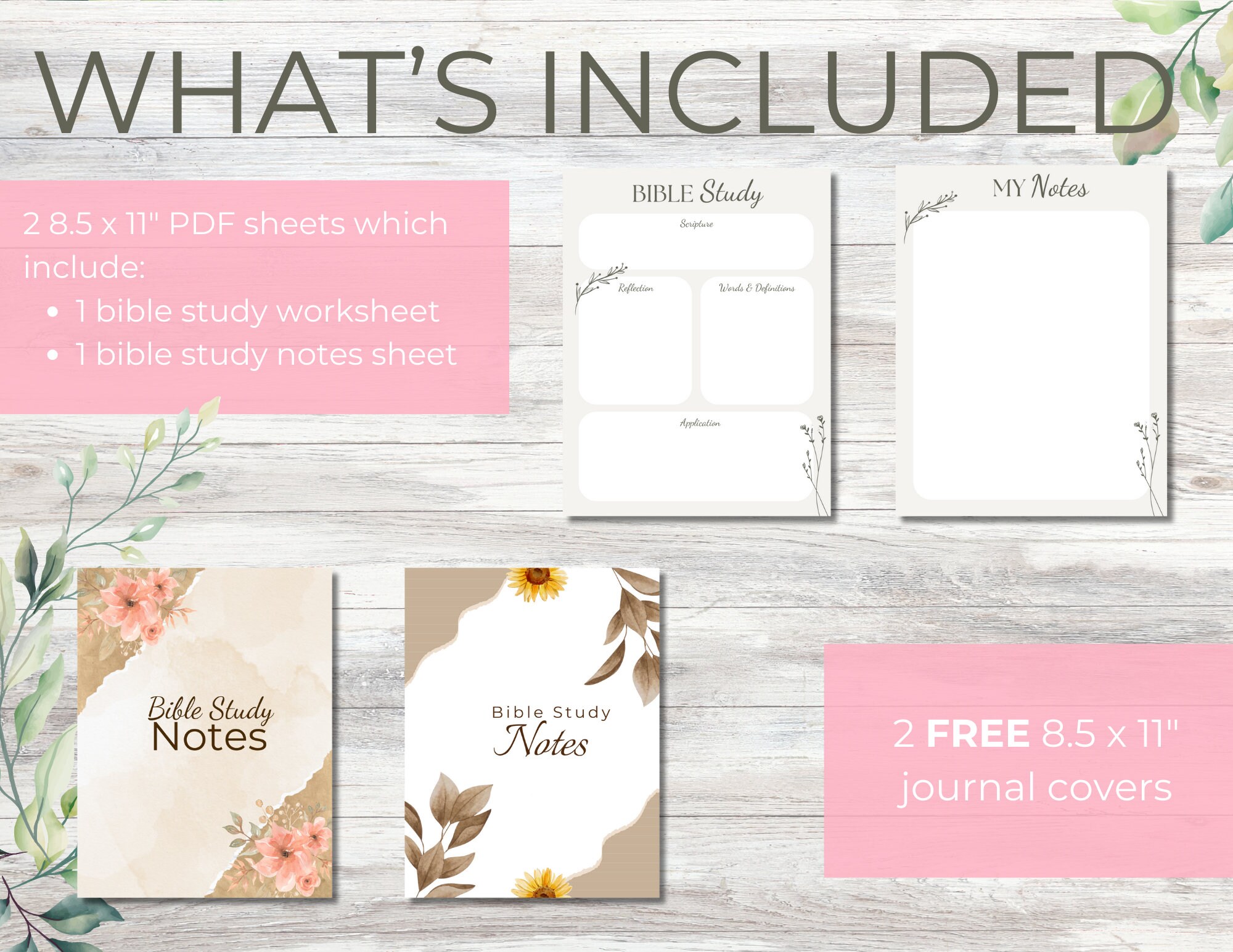 Bible Study Worksheets, Bible Plan Notes, Bible Journal, Scripture ...
