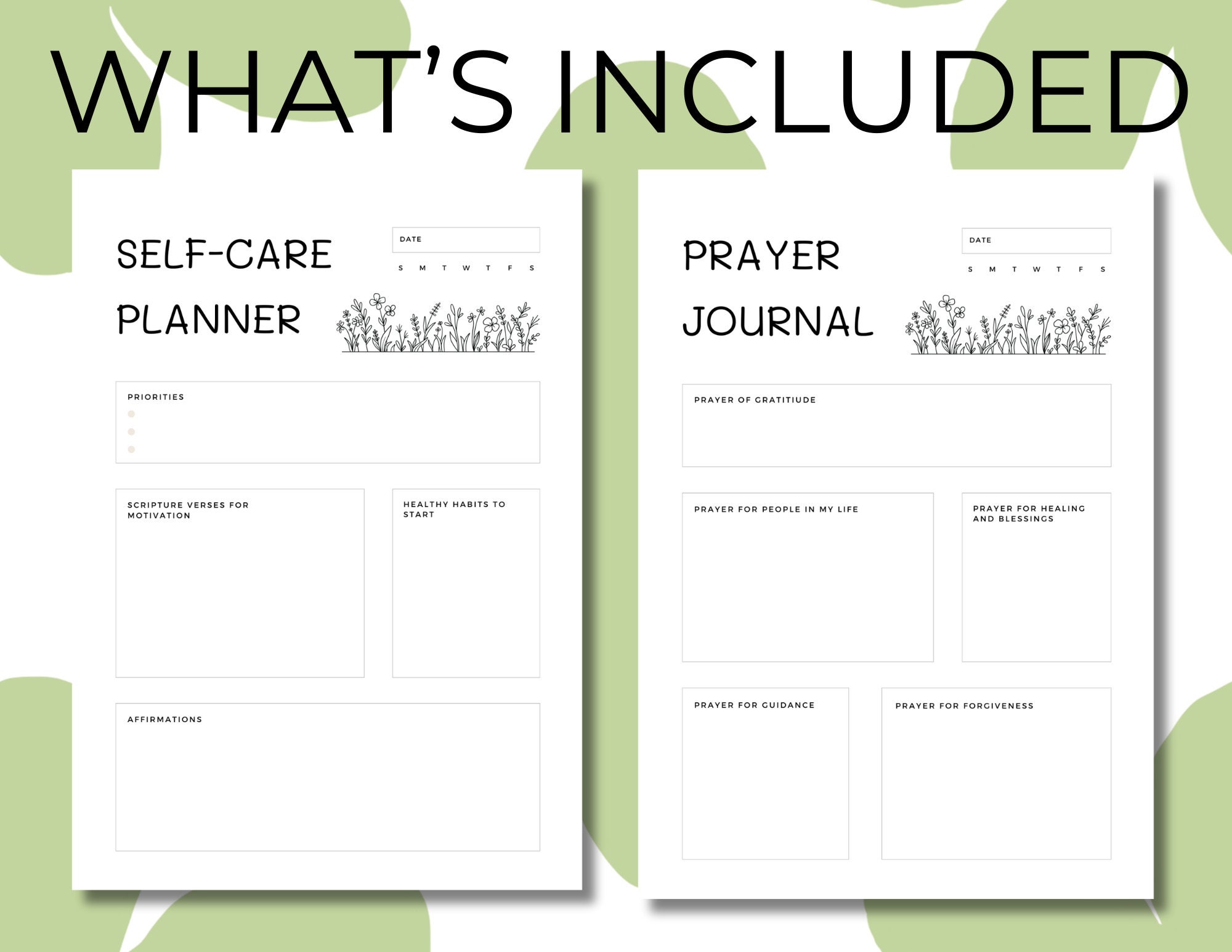 Christian Mental Health Worksheet Bundle, Mental Health Sheets ...