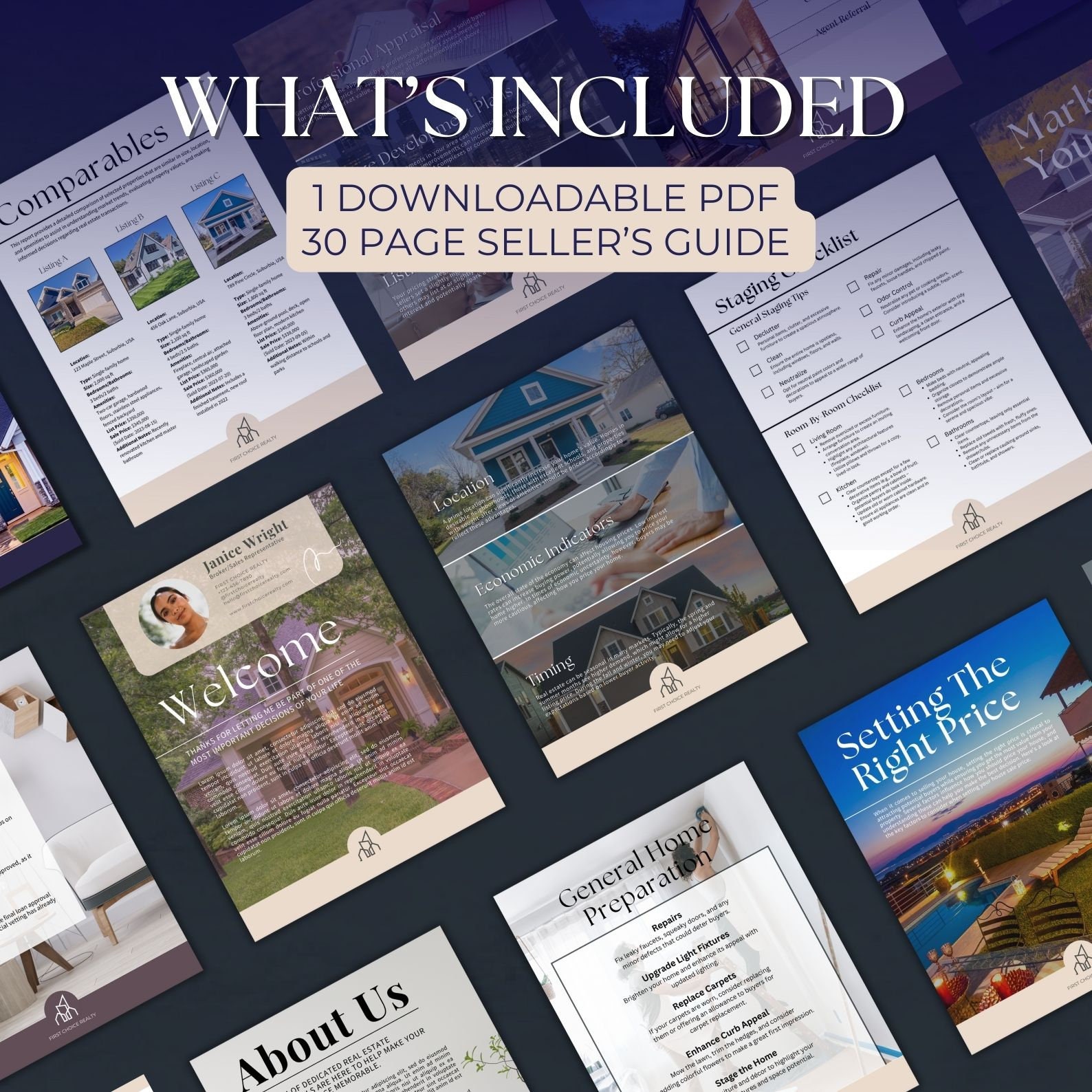 Real Estate Home Seller's Guide, Real Estate Template, Real Estate ...