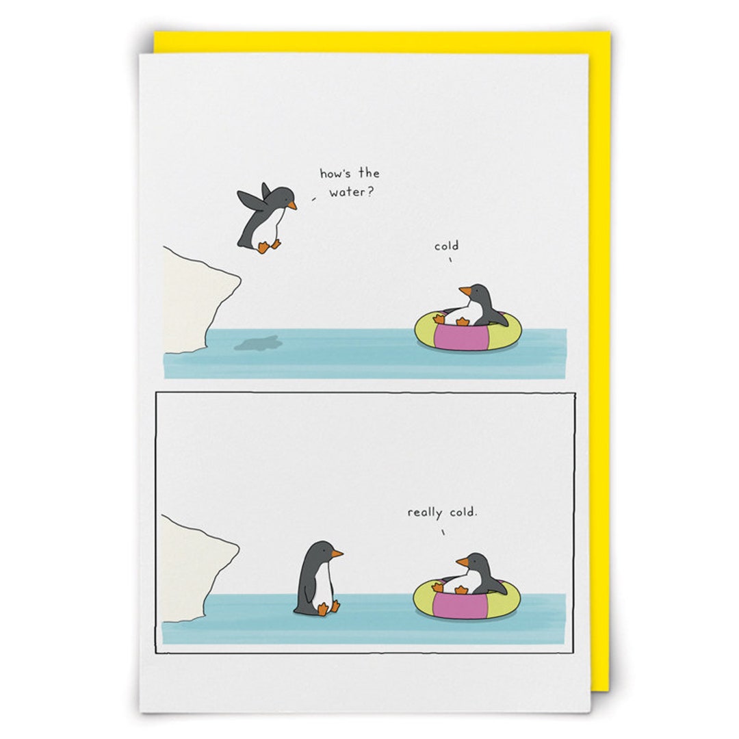Really Cold Card Funny Birthday Card for Him Her Them Special Occasion ...
