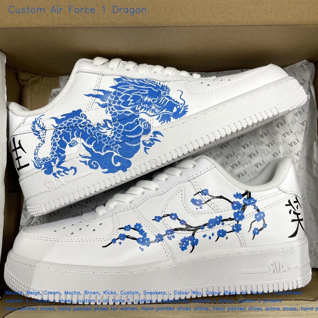 Buy Now: Airforces1.com/liaf1-264 Custom Air Force 1 Dragon - Etsy