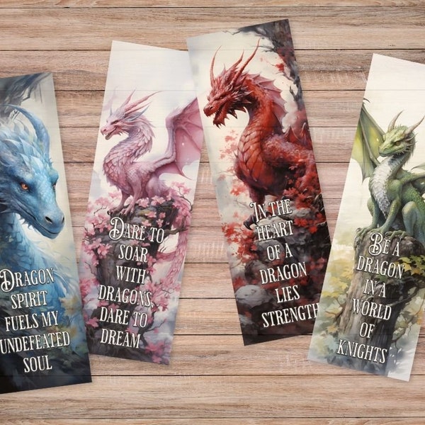 Dragon Bookmark - Etsy