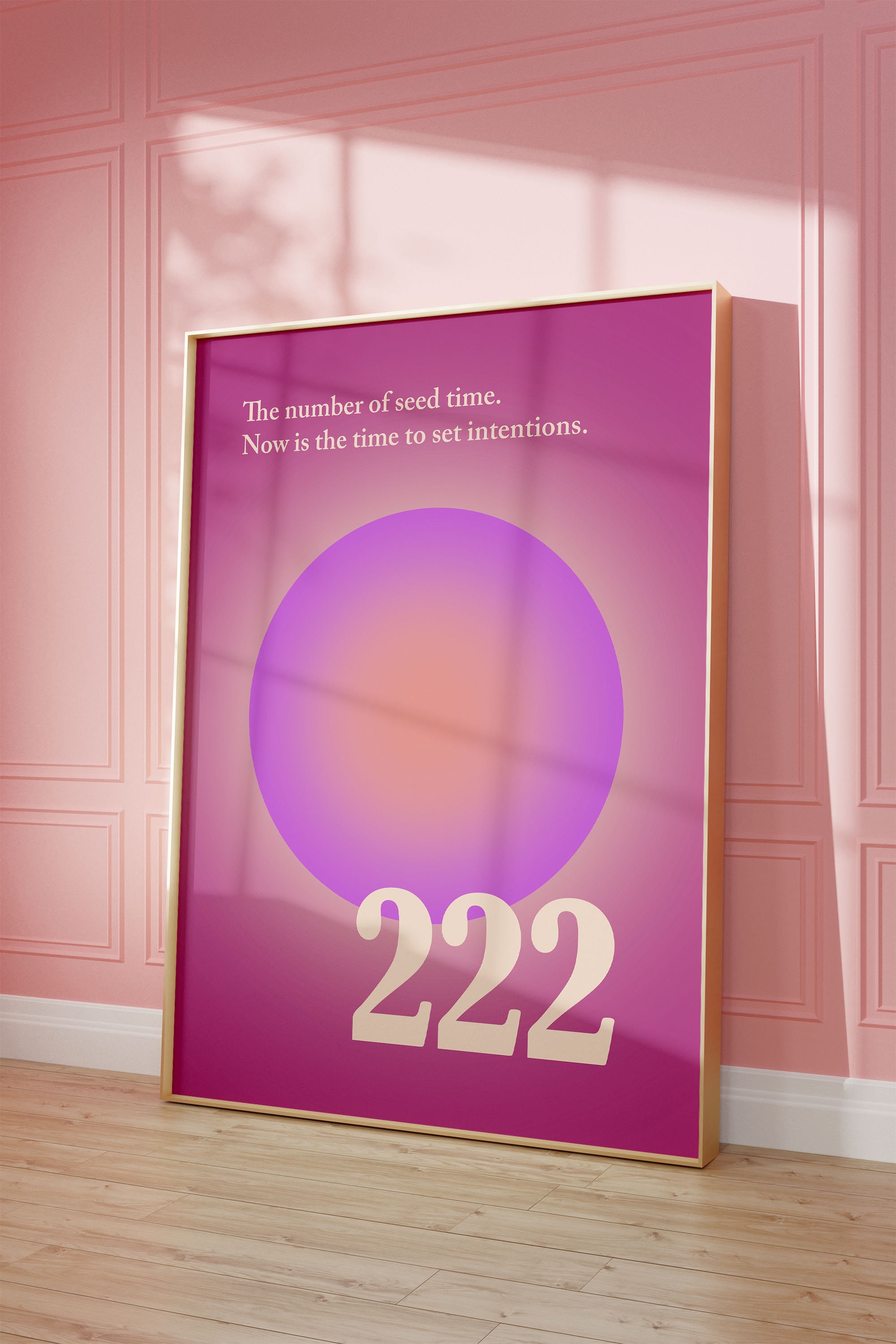 Aura Angel Numbers Printable Poster Set of 3, Retro Spiritual Wall Art ...