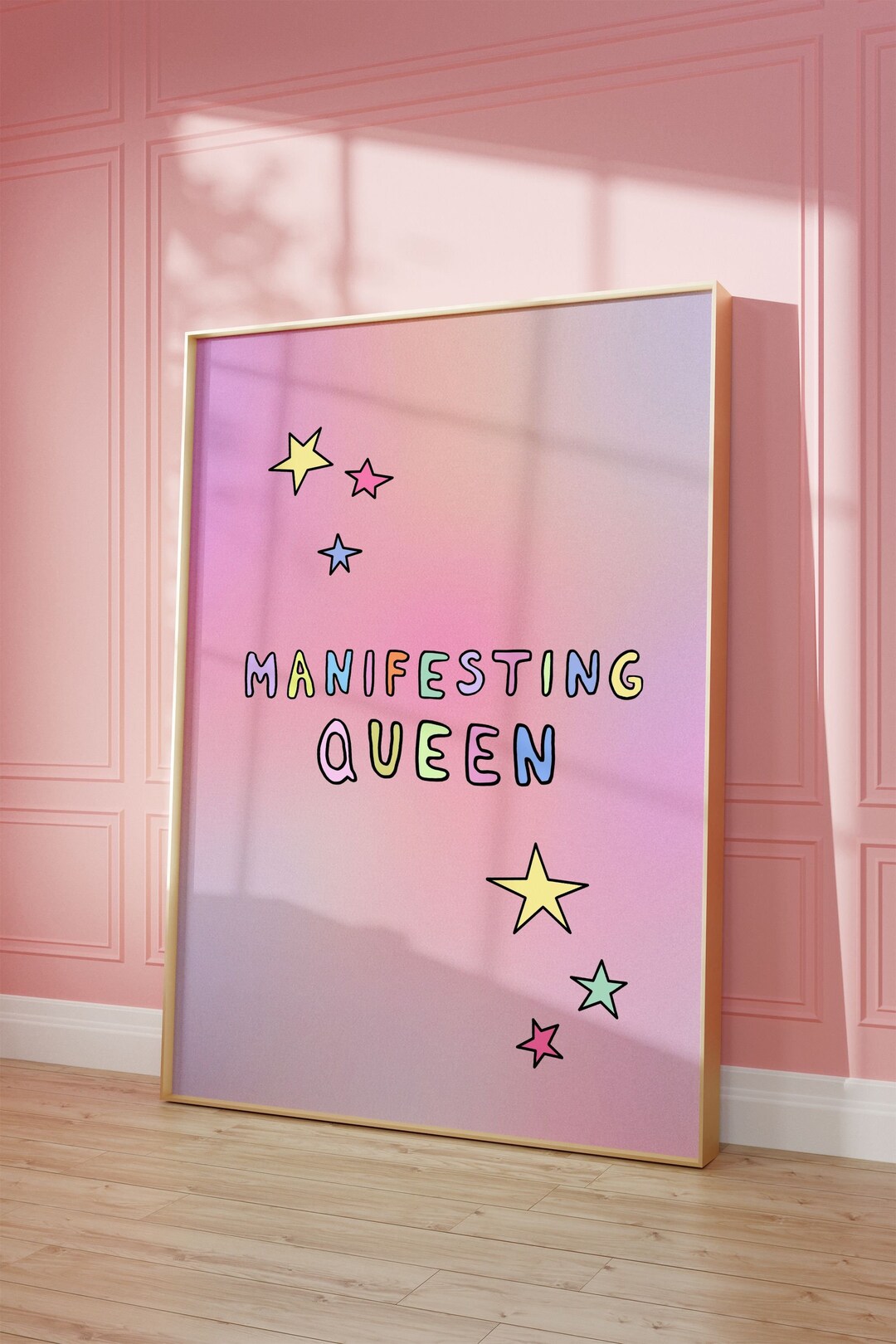 Manifestation Printable Poster, Manifesting Queen Print, Law of ...