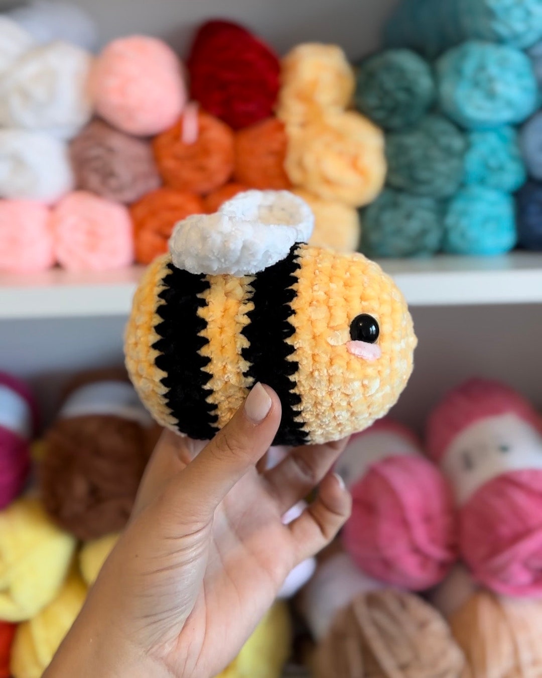 Bumble Bee Plush Stuffed Amigurumi - Etsy