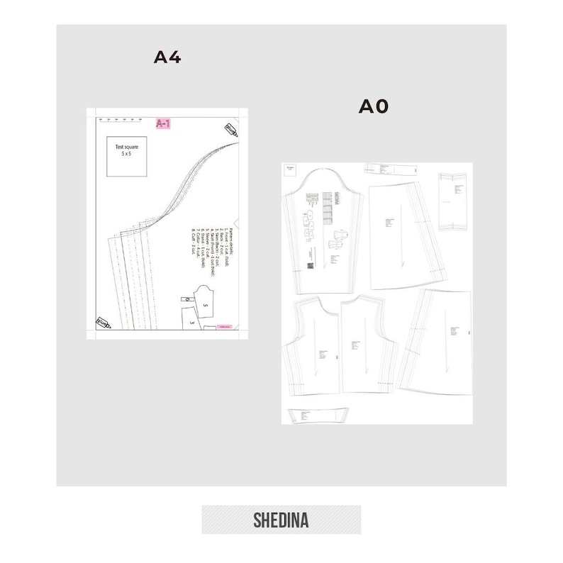 Dress PDF Sewing Pattern|sewing Instructions| A0;A4 |40-52 Sizes| - Etsy