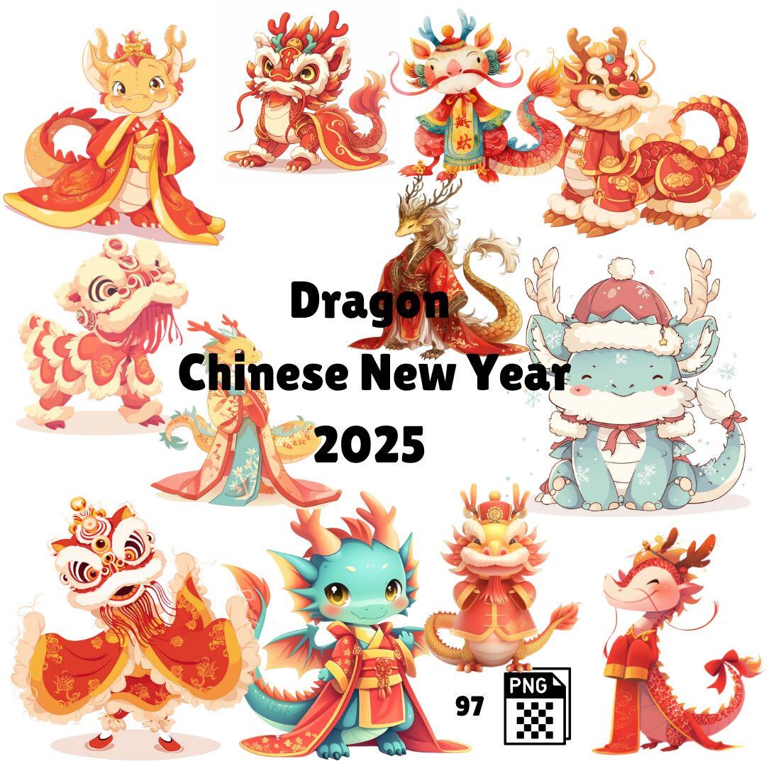 Dragon Chinese New Year Clipart Dragon 2025 Clipart High Quality ...