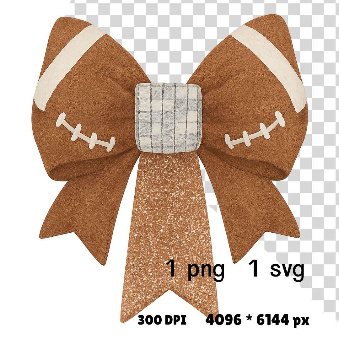 Football Bow Clipart, Football Bow PNG, Football Bow SVG, Digital Image ...