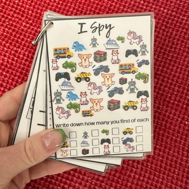 Purse Games Travel Games for Kids Dry Erase Games Busy Board Activities ...