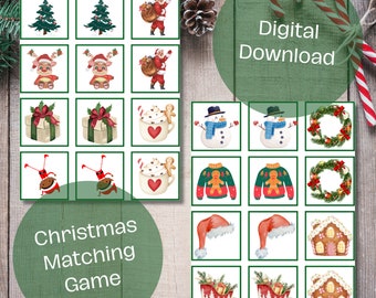 Nativity Memory Game, Bible Christmas Matching Game - Etsy