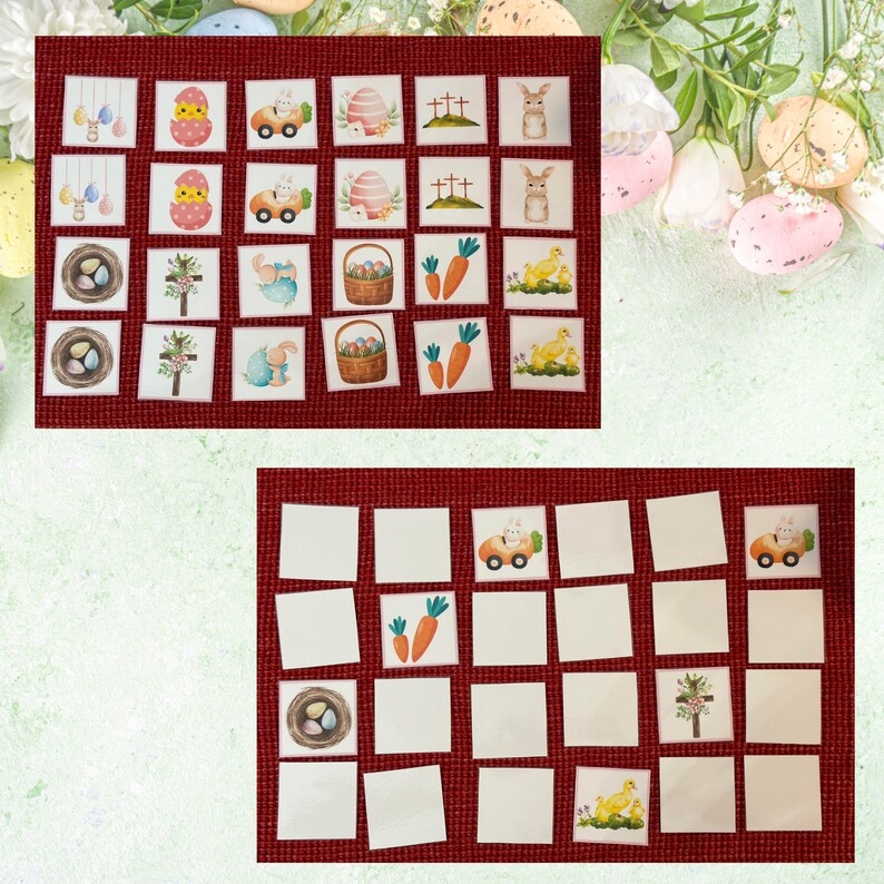Easter Matching Game Printable - Etsy
