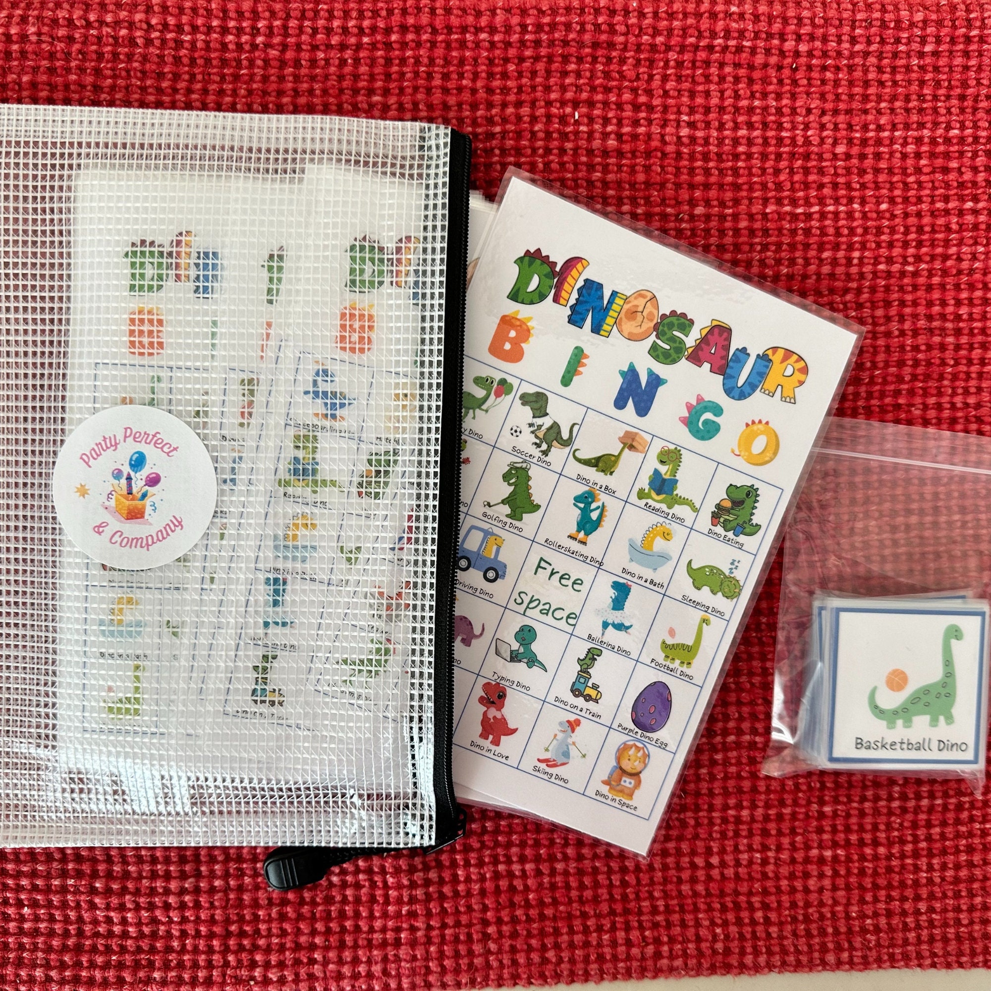 Laminated Dinosaur Bingo | Game for Kids | Dino Bingo - Etsy