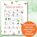 Exercise Bingo Download | Kids Indoor Recess Activity | Classroom ...