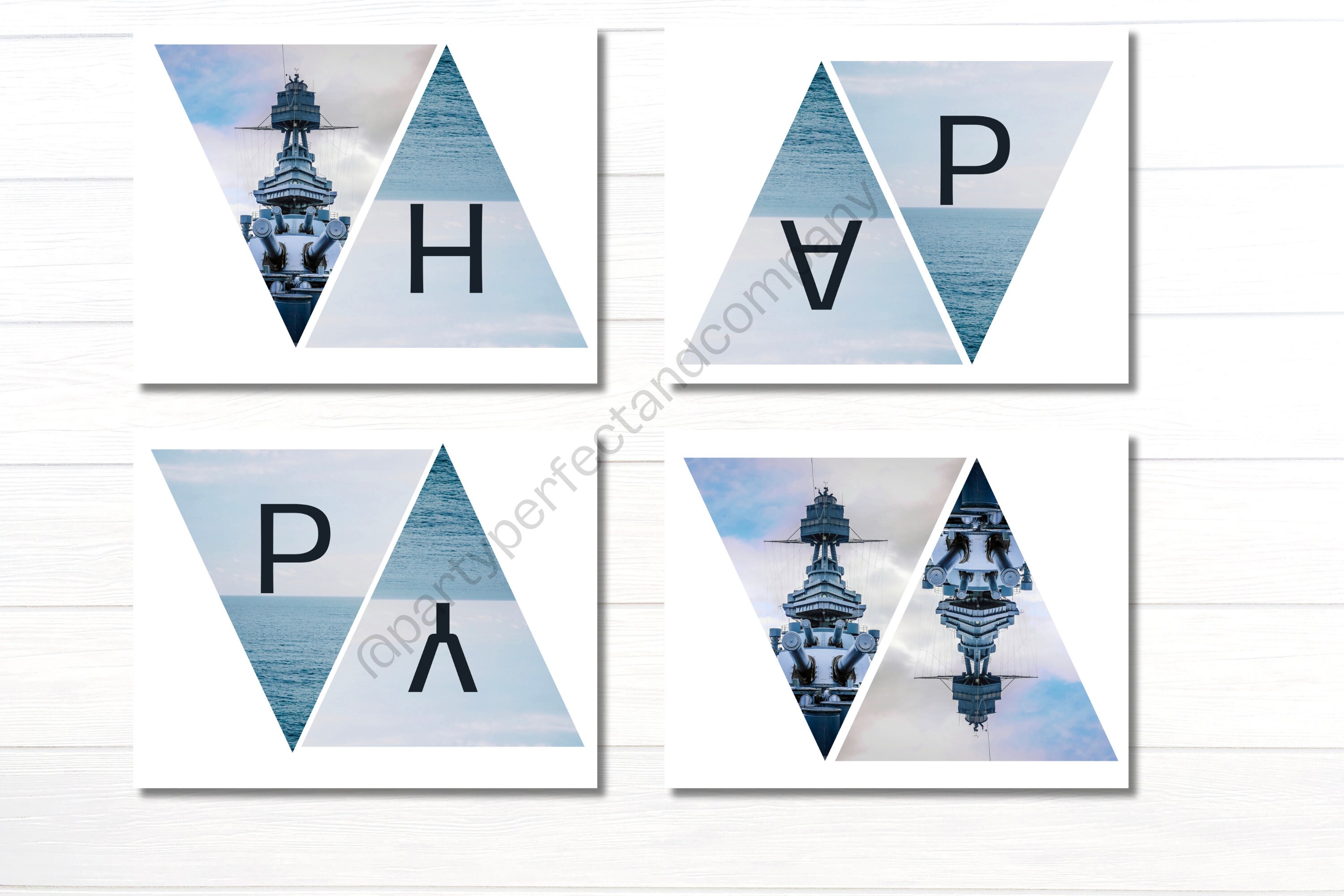 Battleship Birthday Party Banner | Navy Birthday | Digital Download - Etsy