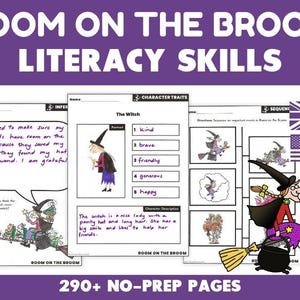 Room on the Broom Activities - Reading Comprehension & Literacy Skills ...