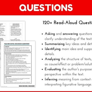 Rosie Revere, Engineer Book Activities - Reading Comprehension ...