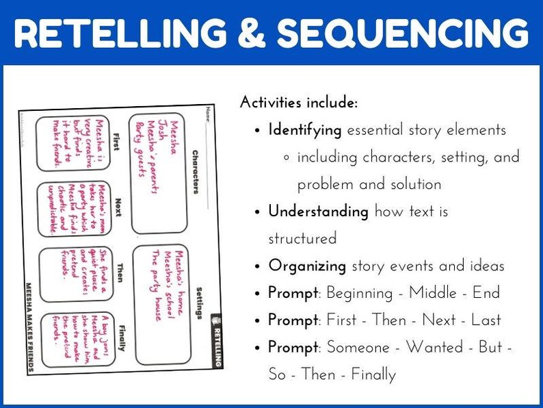 Meesha Makes Friends Activities - Reading Comprehension - Reading ...