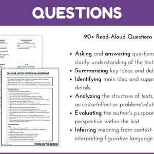 Room on the Broom Activities - Reading Comprehension & Literacy Skills ...