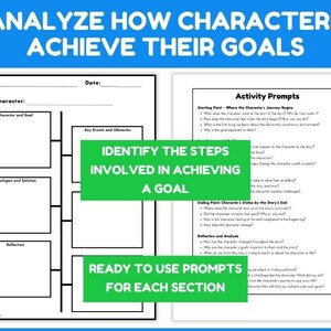 Book Character Goal Setting Templates My Goals Child Goal Mapping ...