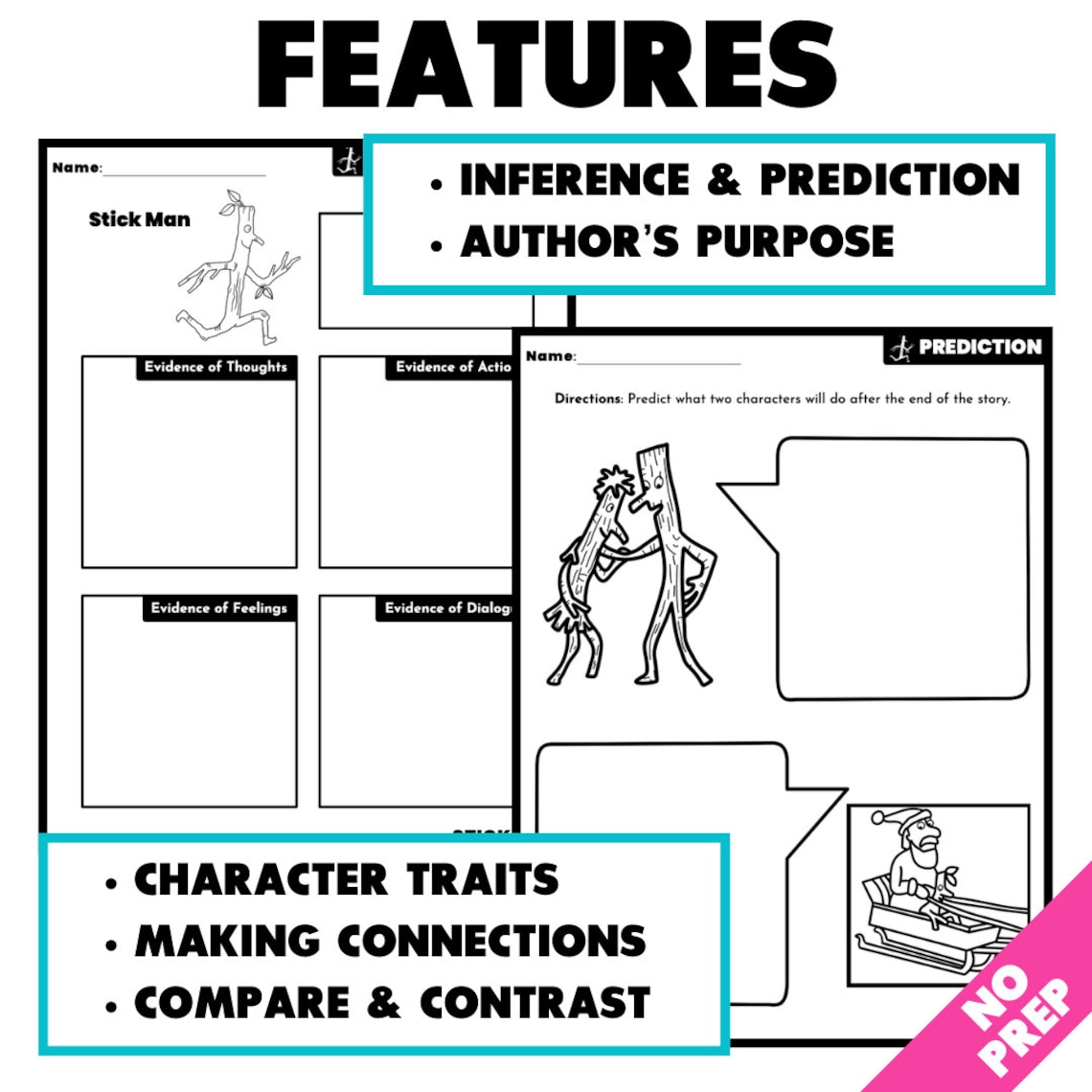 Stick Man Book Activities - Julia Donaldson Literacy Read Aloud Book ...