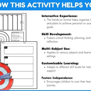New Year 2025 | Goal Setting and Mapping | Foldable Interactive Book ...